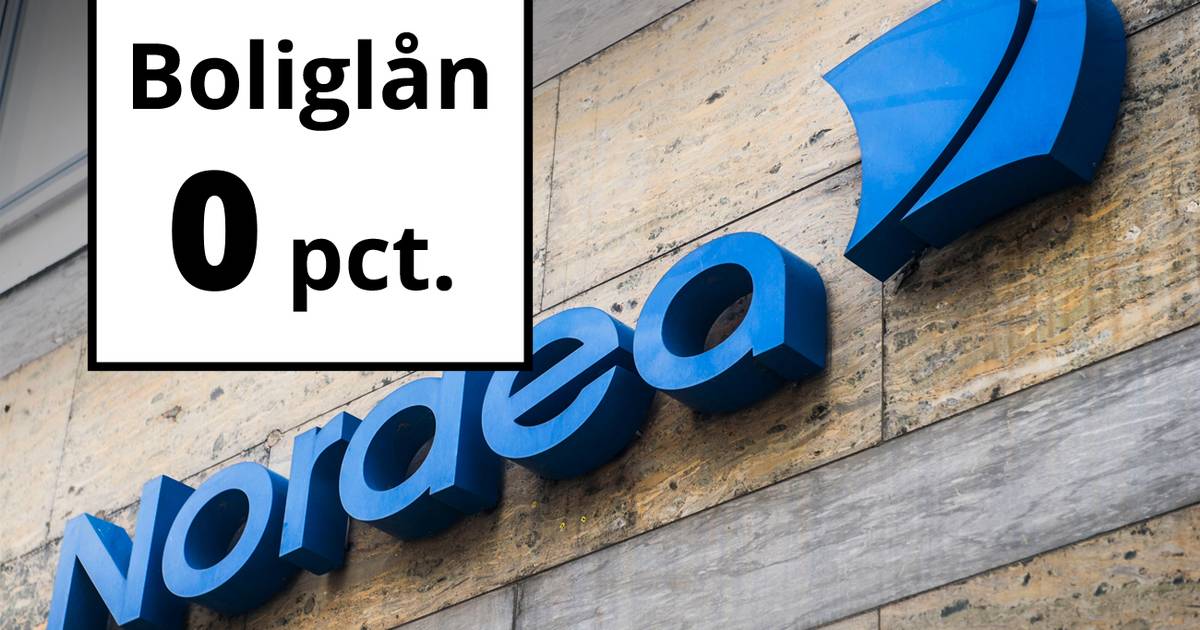 Ups! Nordea kom til at skilte med et boliglån til 0 pct. i rente - Finans
