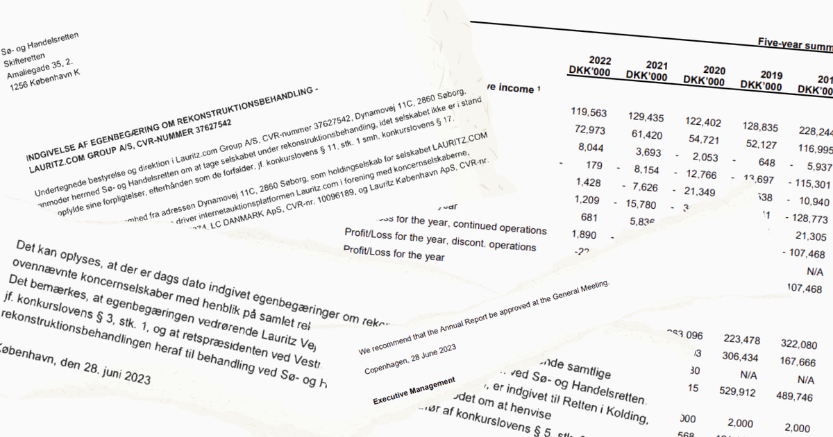 Lauritz.com holder rekonstruktion ude af nyligt regnskab - Finans