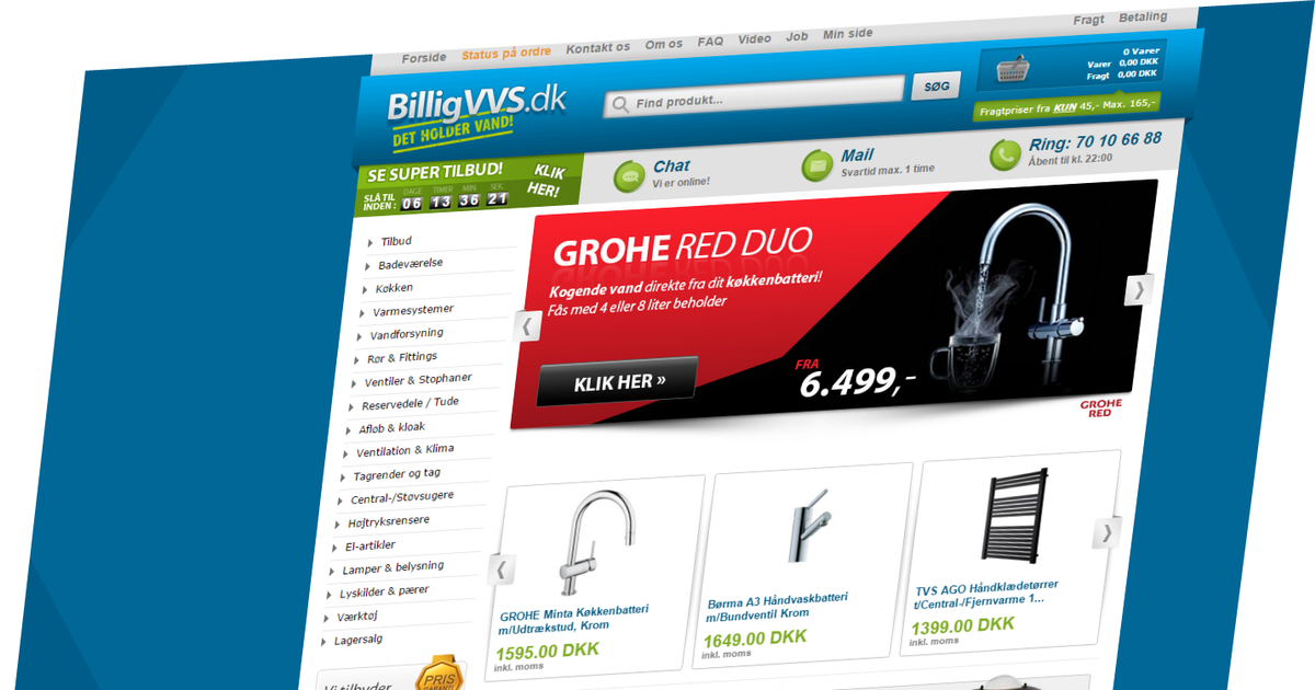 BilligVVS styrker ejers indtjening - Finans