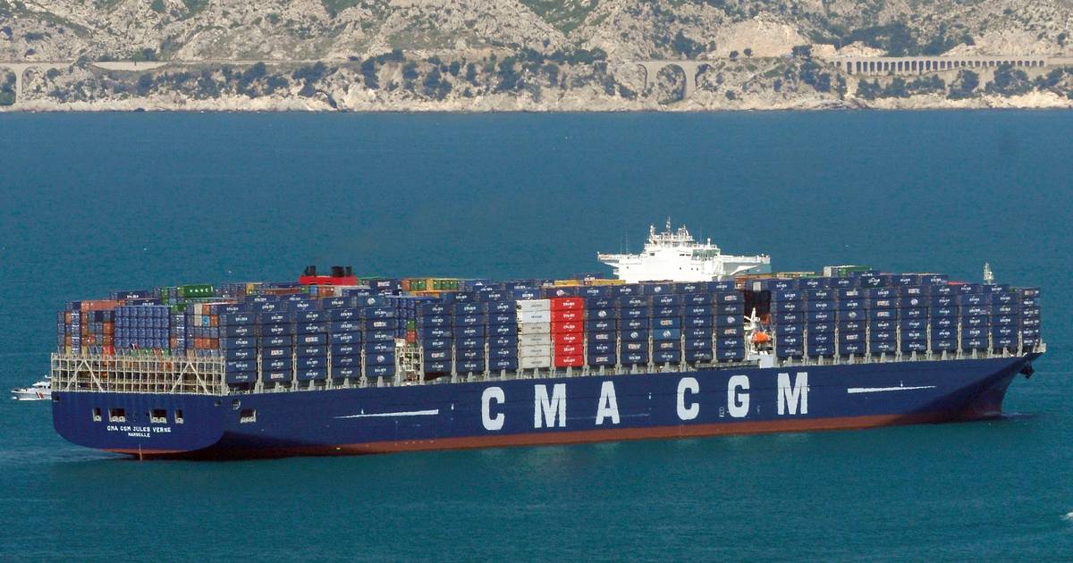 Franske CMA CGM har forhørt sig hos konkurrenten tyske Hapag-LLoyd om ...