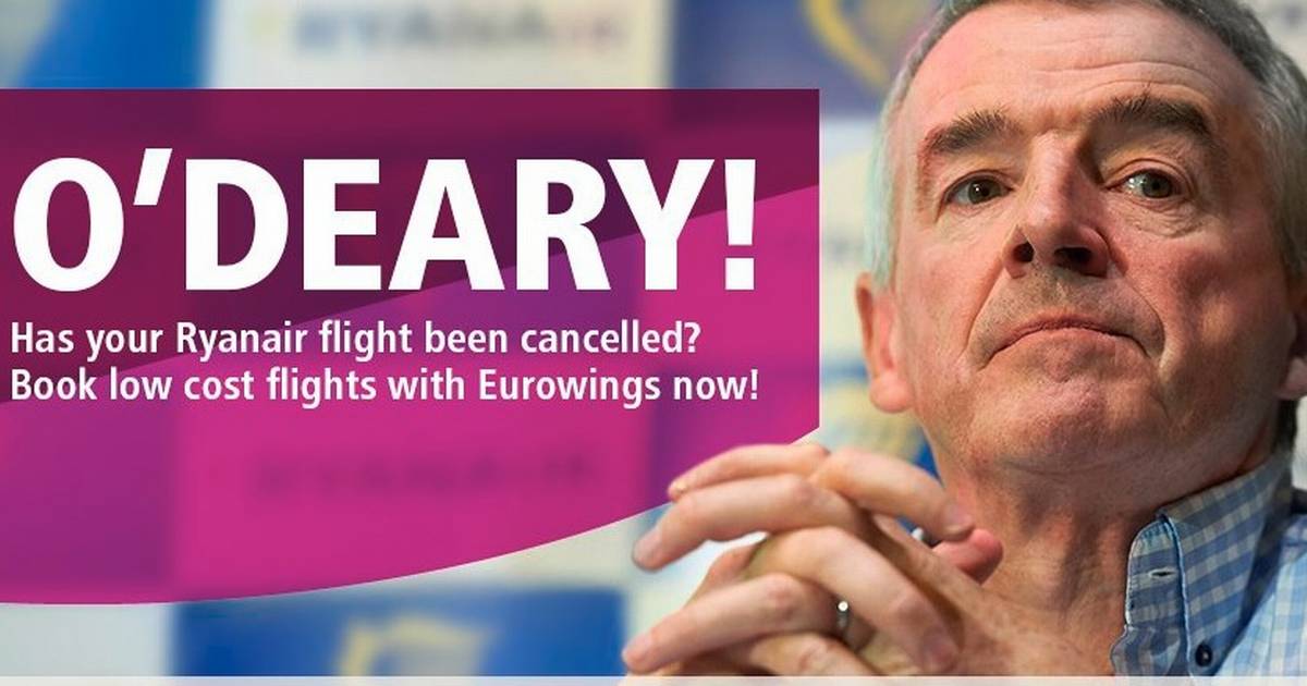 O'Deary! Konkurrent gør grin med Ryanair midt i afbudsmareridt